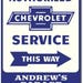 Service Garage Sign, Chevrolet Sign, Chevrolet Gift, Custom Sign for ...