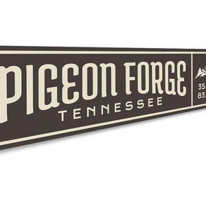 Pigeon Forge Sign, Pigeon Forge Decor, Smoky Mountain Decor, Smoky ...