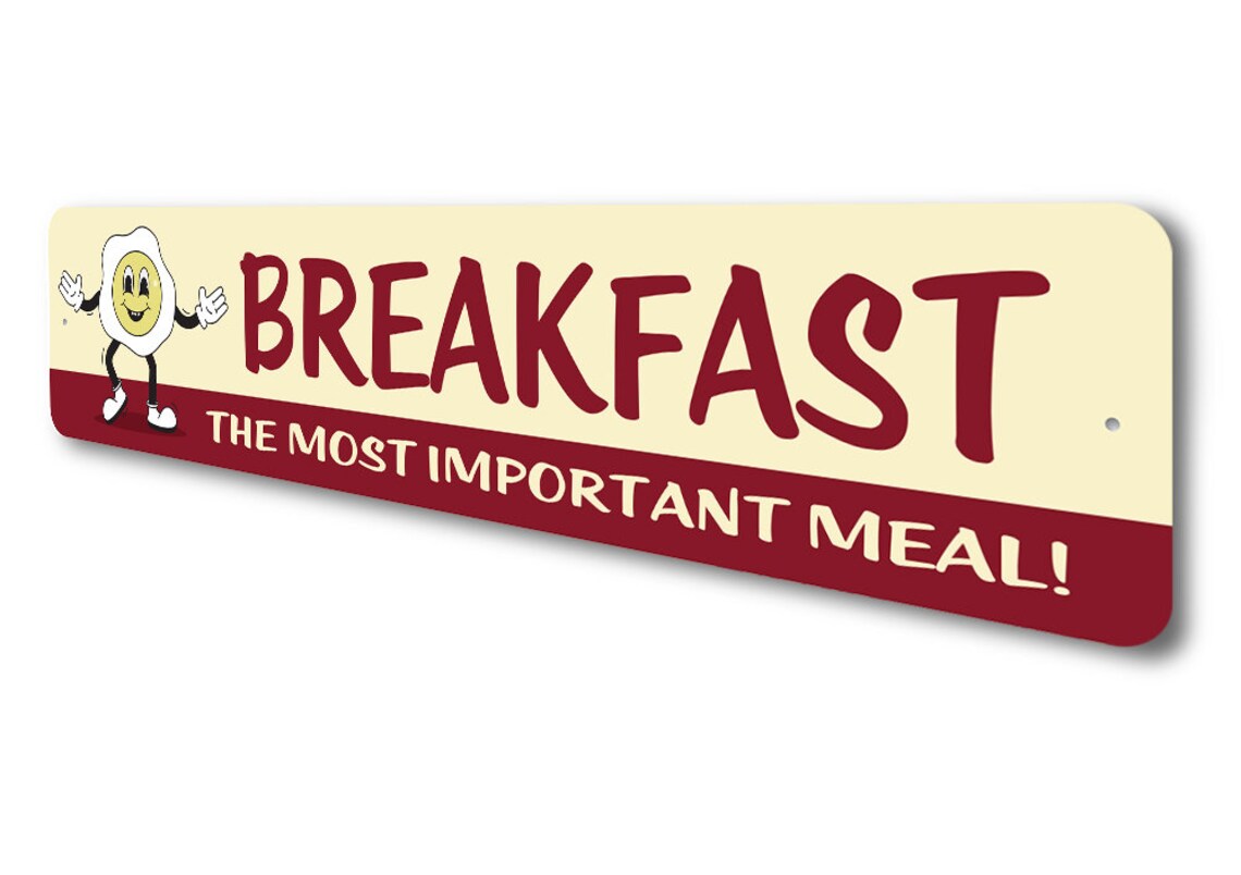 Retro Breakfast Sign Breakfast Sign Decor Breakfast Gift | Etsy