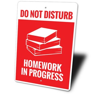 Homework Sign, Teacher Gift, Teacher Decor, Homework Progress, Gift for ...