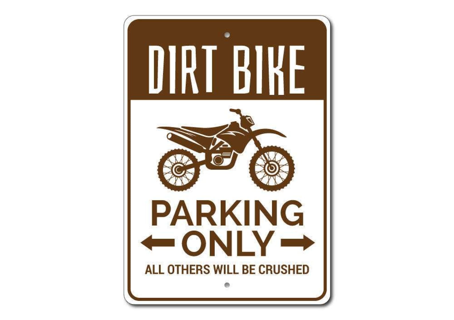 Dirt Bike Parking Sign Dirt Bike Sign Dirt Bike Gift for - Etsy