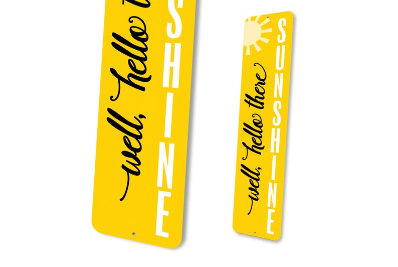 Well Hello There Sunshine Sign Summer Porch Sign Farmhouse - Etsy