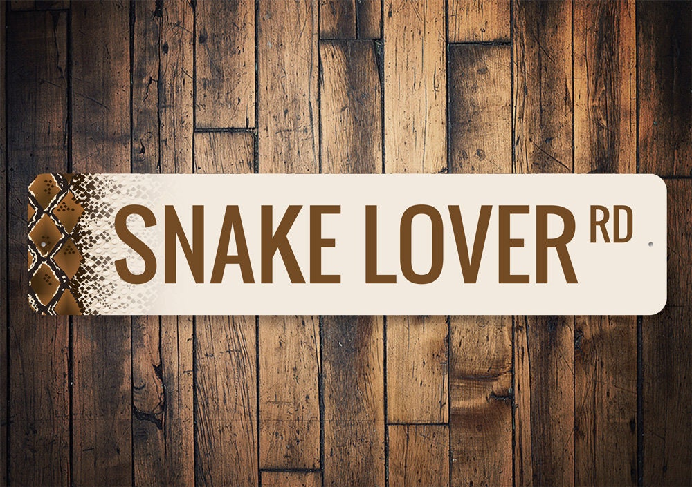 Snake Lover Sign Snake Lover Snake Decor Zoo Sign Zoo - Etsy