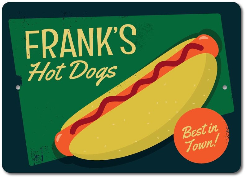 Hot Dogs Sign Hot Dog Decor Hot Dog Sign Food Truck Sign - Etsy