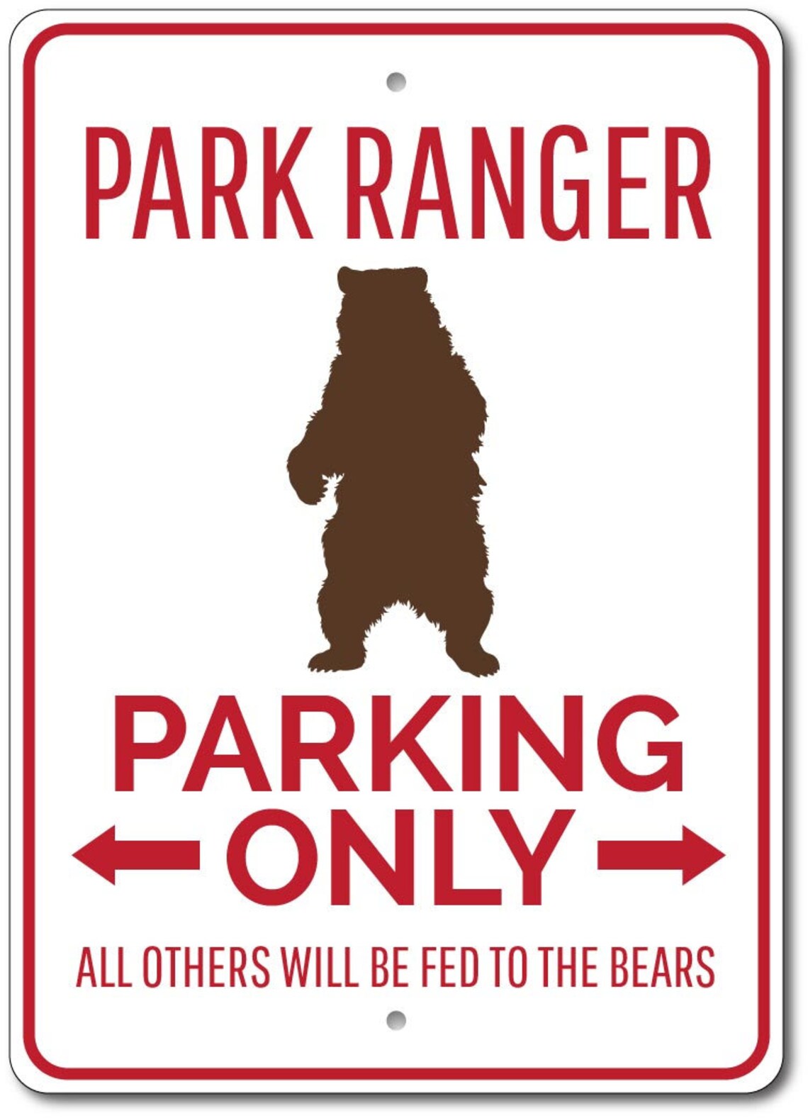 Park Ranger Sign Park Ranger Parking Sign Ranger Gift Park | Etsy