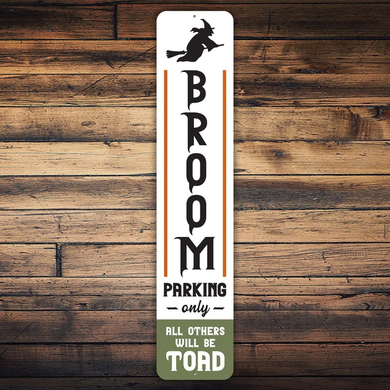 Broom Parking Sign - Etsy