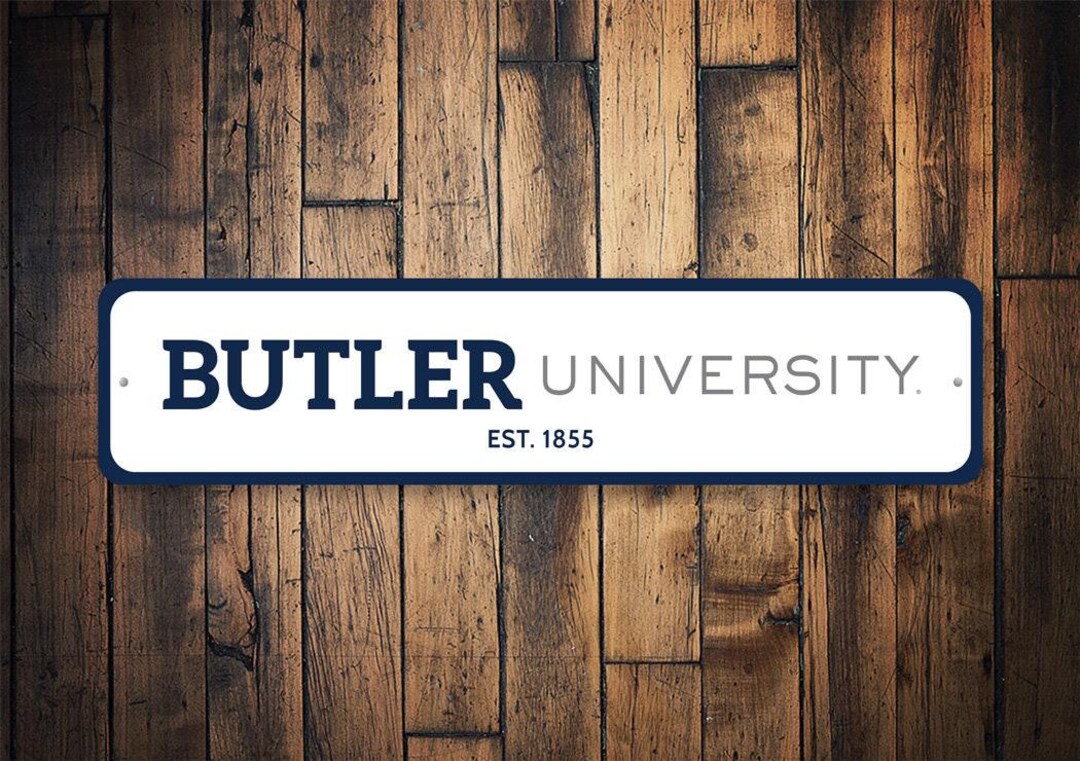 Butler University Sign, Butler University Gift, Butler Gift, Kid Butler ...