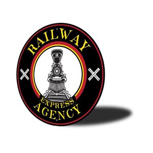Express Agency Sign, Railway Express, Train Express, Train Lovers ...