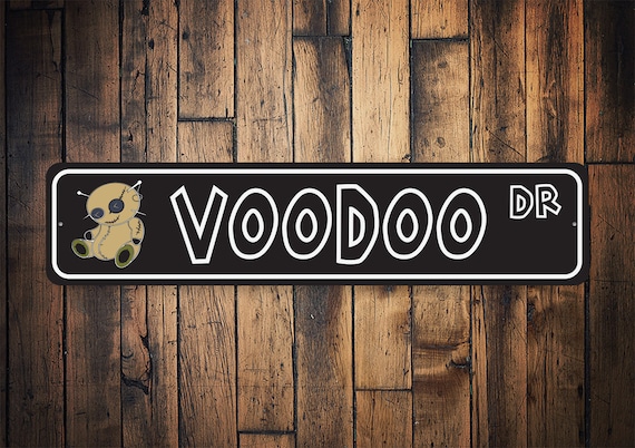 Voodoo Drive Voodoo Place Voodoo Sign Voodoo Decor Decor | Etsy