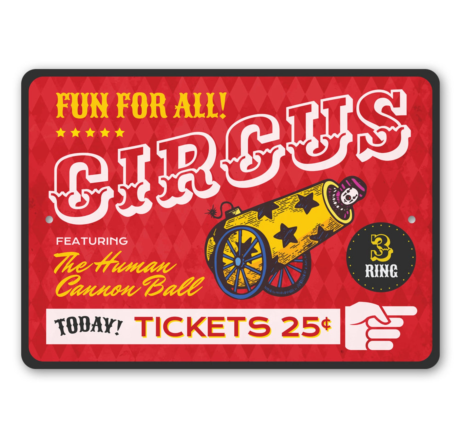 Vintage Circus Sign Cute Circus Decor Circus Home Vintage - Etsy