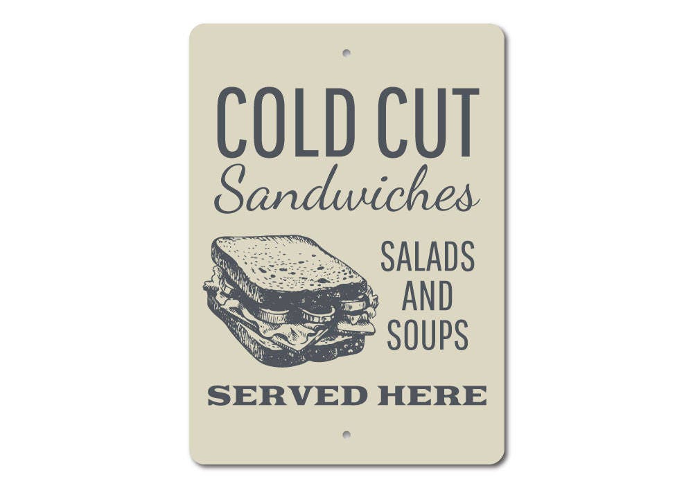 Sandwich Sign Cold Cuts Sign Sandwich Shop Decor Sandwich - Etsy UK