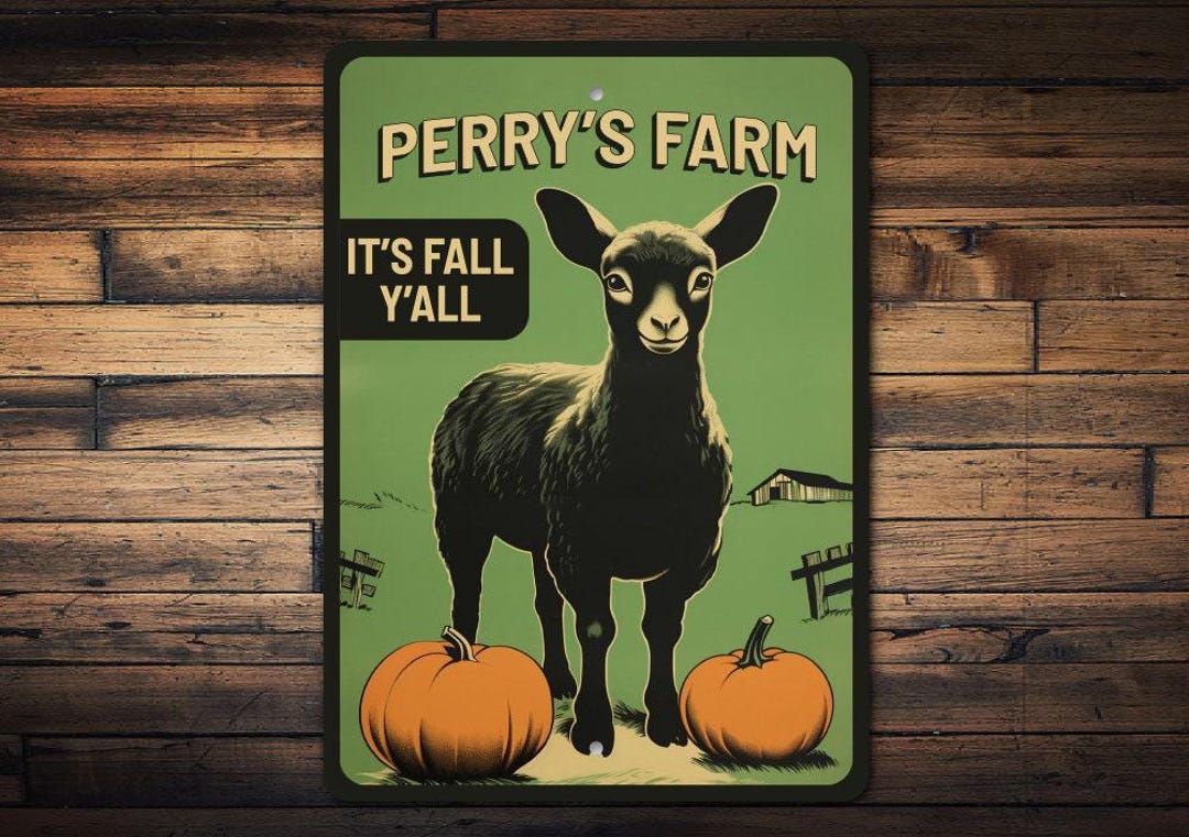 Custom October Farm Sign, Custom Farm Sign, October Farm Decor, Fall ...