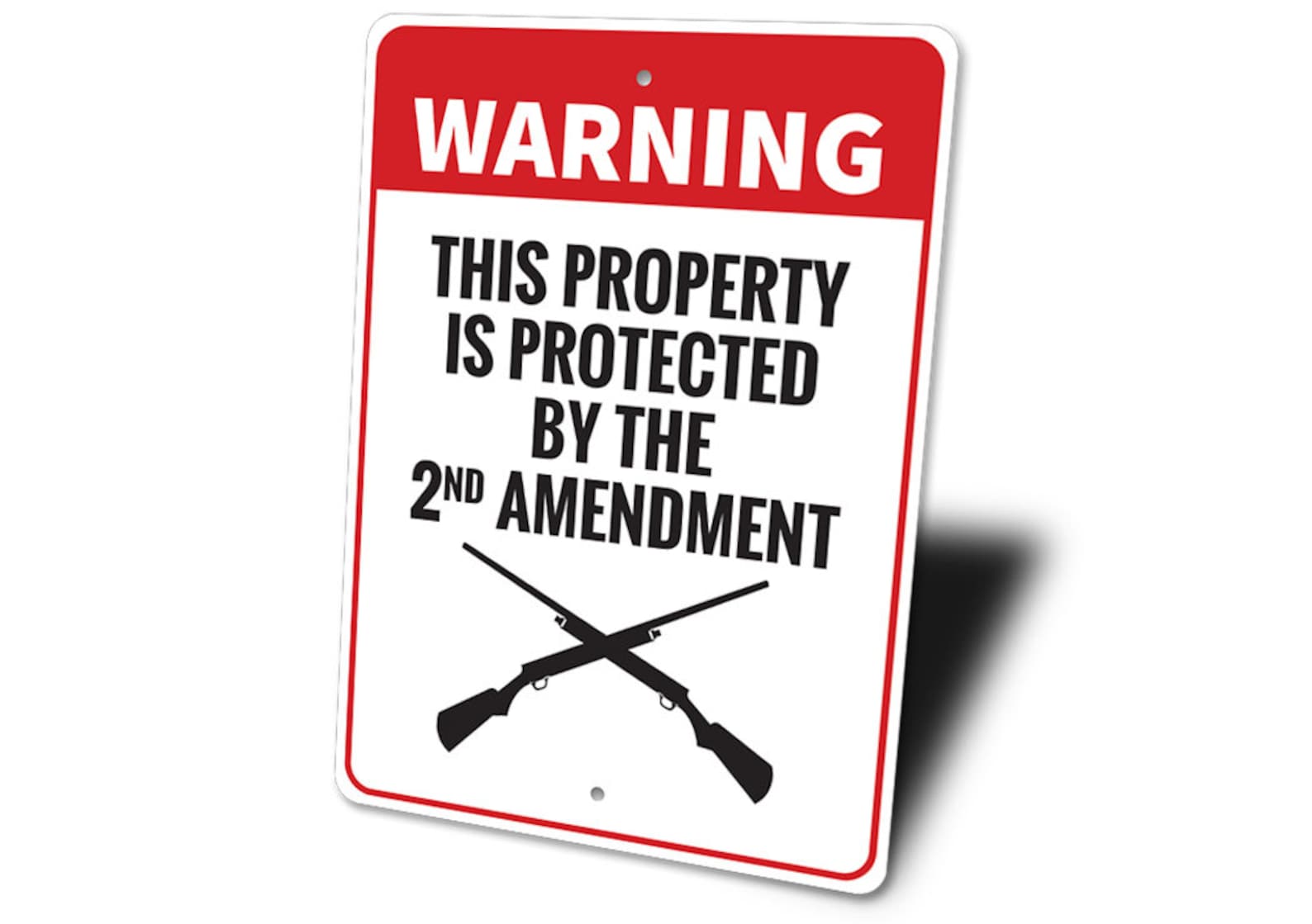 Property Protected Protected by Guns 2nd Amendment Sign - Etsy