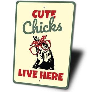 Cute Chicks Sign, Sign for Chicks, Farmers Coop, Chicken Home, Chick ...