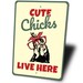 Cute Chicks Sign Sign for Chicks Farmers Coop Chicken Home - Etsy