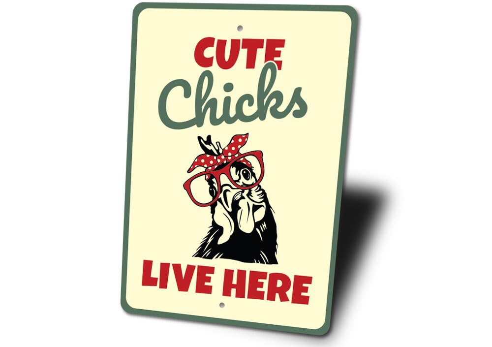 Cute Chicks Sign Sign for Chicks Farmers Coop Chicken Home - Etsy