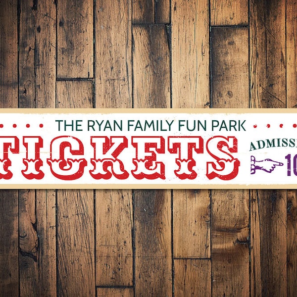 Ticket Booth Downloadable Sign - Etsy