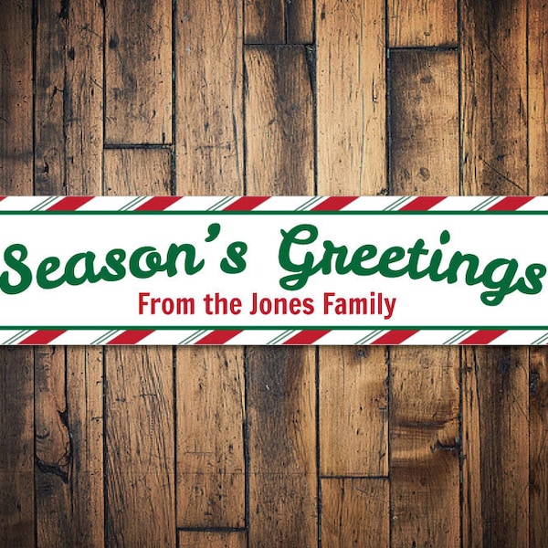 Seasons Greetings Sign - Etsy