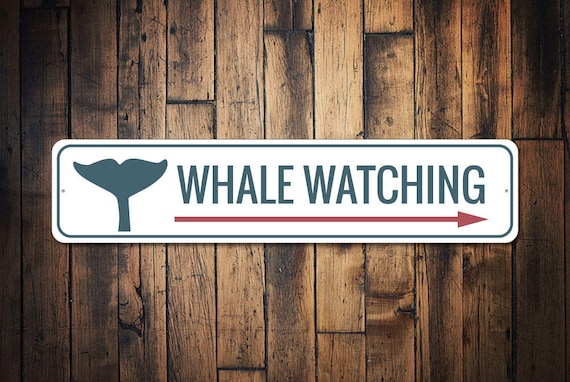 Whale Watching Sign Whale Decor Whale Sign Whale Lover | Etsy
