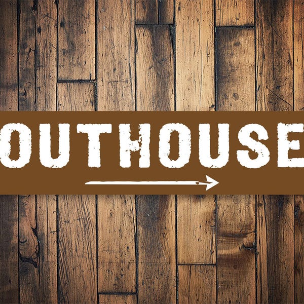 Outhouse Sign - Etsy