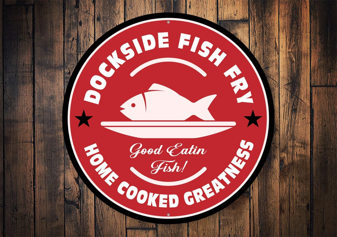 Fish Fry Sign, Custom Fish Fry Decor, Personalized Fish Fry, Fish Fry ...