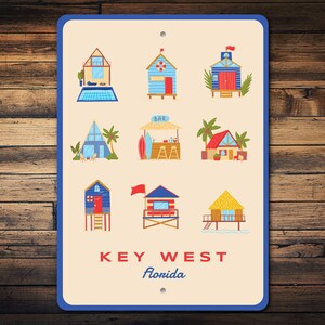 Key West Sign, Custom Beach Sign, Florida Decor, Key West Beach, Key ...