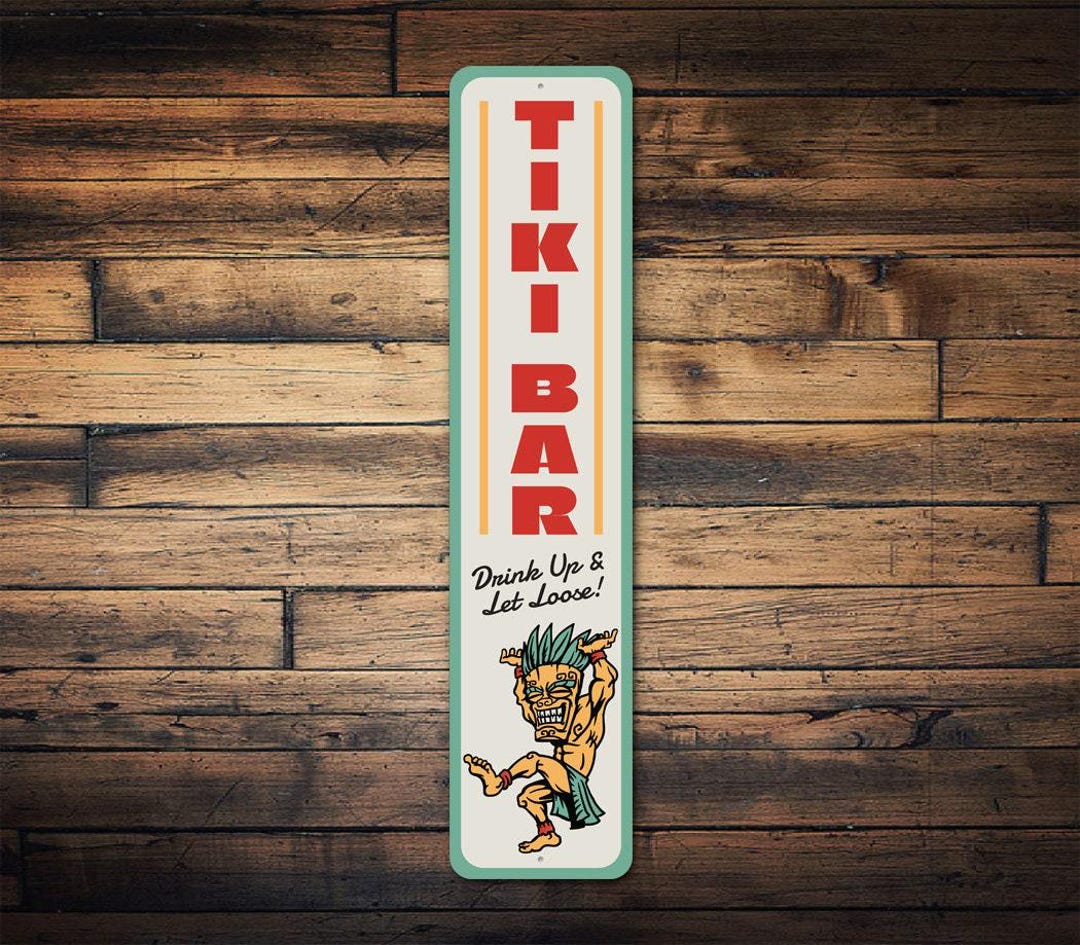Tiki Bar Sign, Island Vibes Sign, Summer Beach Sign, Tiki Party Decor ...