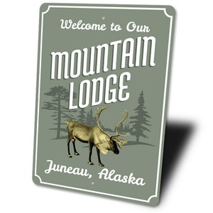 Mountain Lodge, Juneau Alaska , Alaska Lodges, Home Decor, Alaskan Sign ...