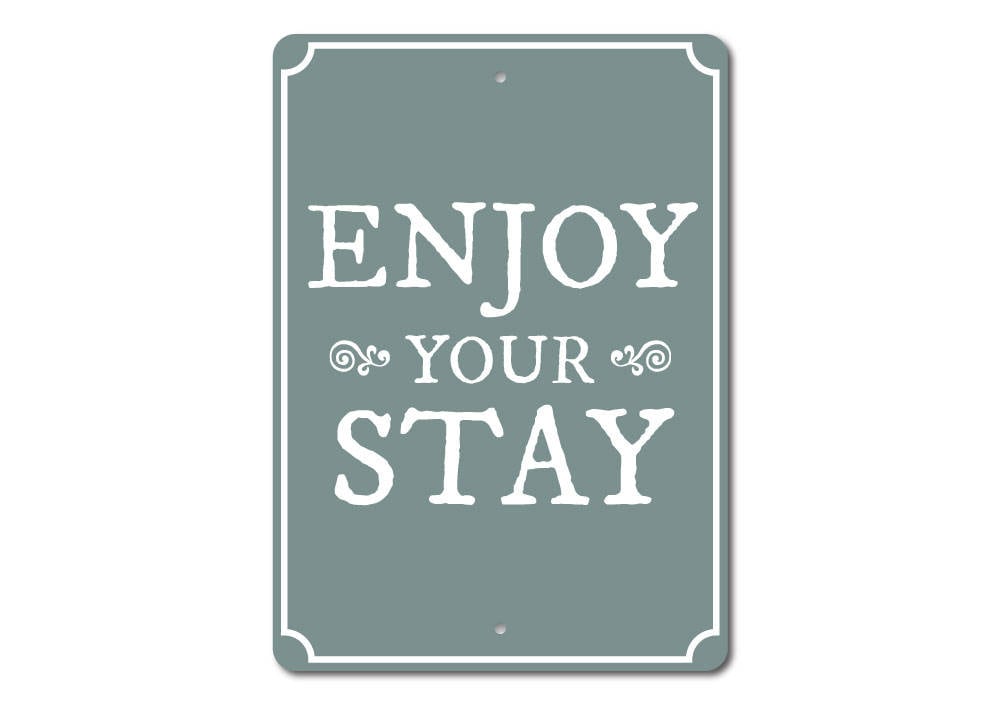 Enjoy Your Stay Sign Guest Room Decor Guest Room Sign Guest | Etsy