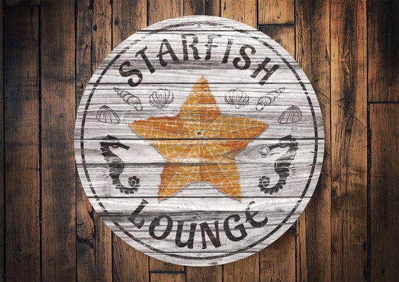 Starfish Lounge Sign Beach Lounge Sign Starfish Sign | Etsy