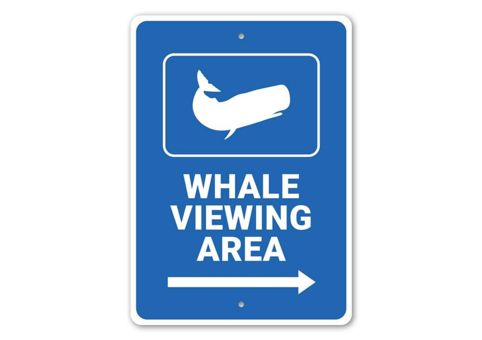 Whale Viewing Sign, Whale Viewers Area, Whale Beach, Metal Whale Sign ...