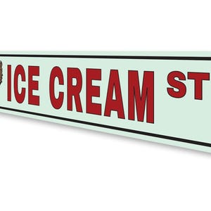 Ice Cream Shop, Sign for Ice Cream, Ice Cream Lovers, Decor for Ice ...