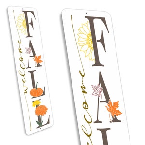 Welcome Fall Sign, Fall Season Welcome Sign, Fall Porch Sign, Porch ...