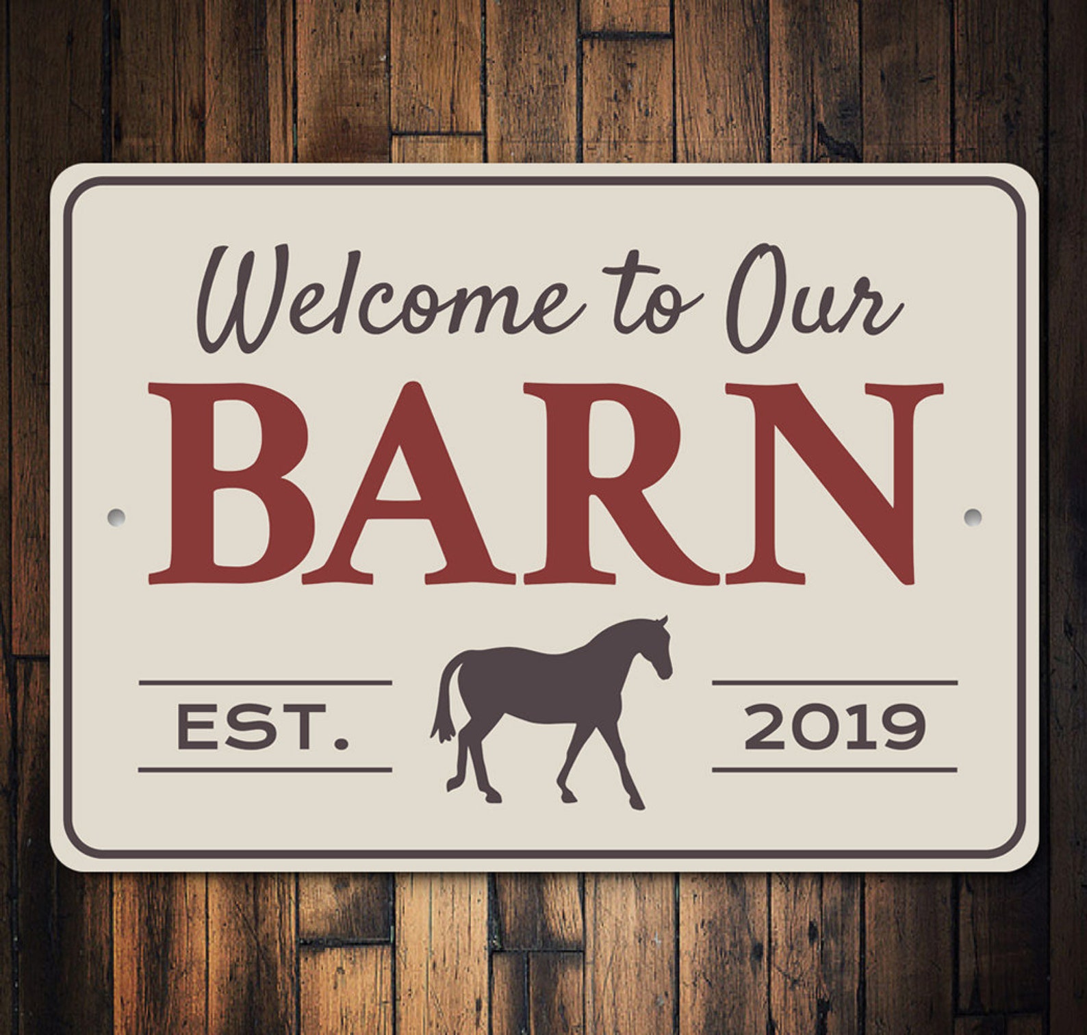 Welcome to Our Barn Barn Owners Old Western Country Life - Etsy
