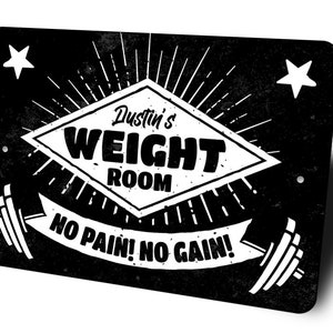 Custom Weight Sign, Weight Room Decor, Vintage Weights, Vintage Lifting ...