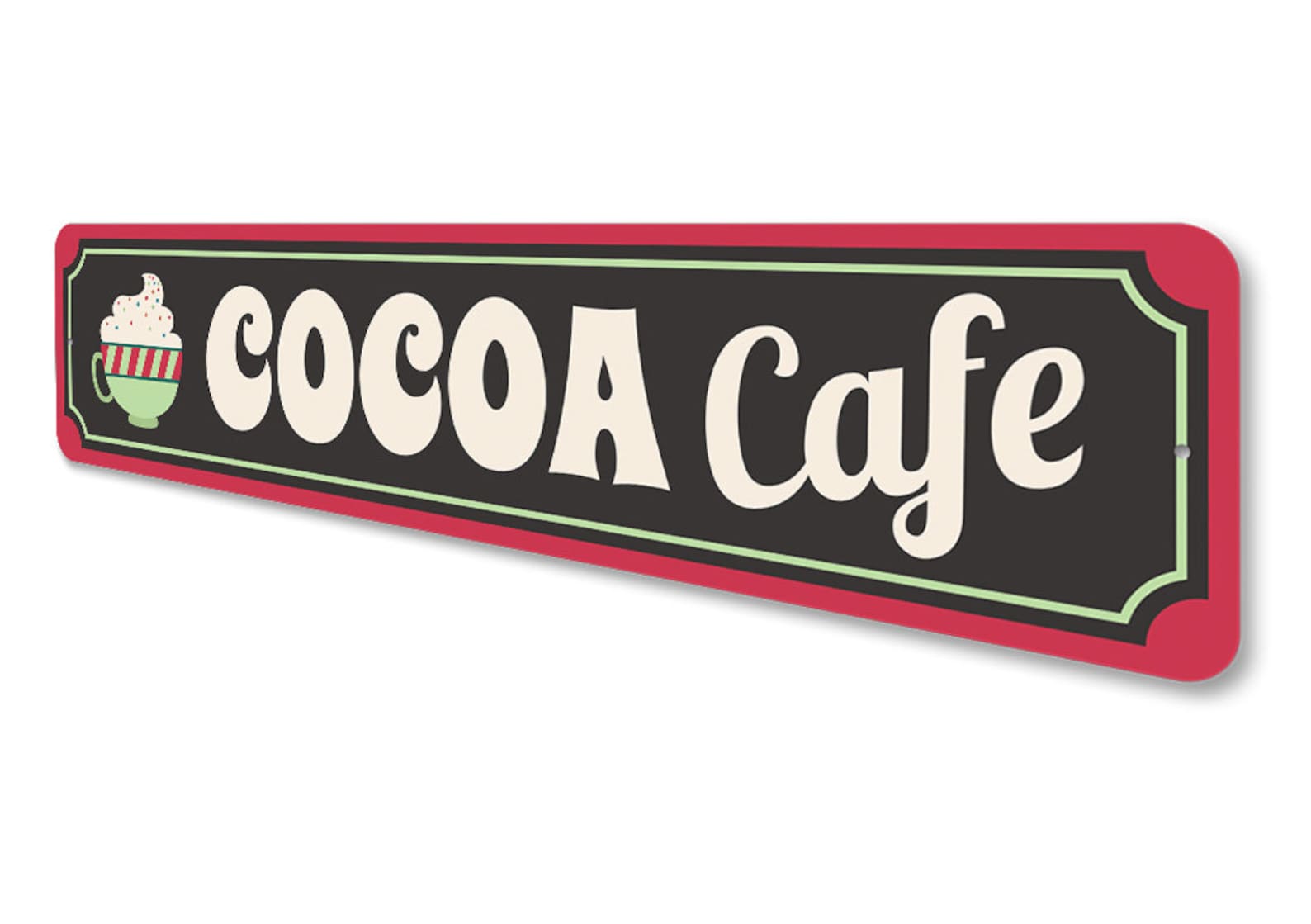 Letrero de Cocoa Cafe letrero de cafetería letrero de café - Etsy España