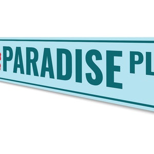 Paradise Place Sign, Custom Paradise Sign, Paradise Decor, Beach Decor ...