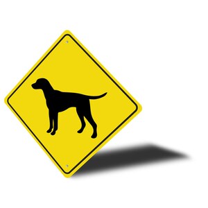 Dog Crossing Sign, Dog Crossing, Dog Crossing Diamond Sign, Dog, Sign ...