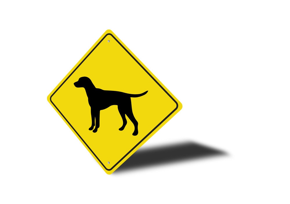 Dog Crossing Sign, Dog Crossing, Dog Crossing Diamond Sign, Dog, Sign ...