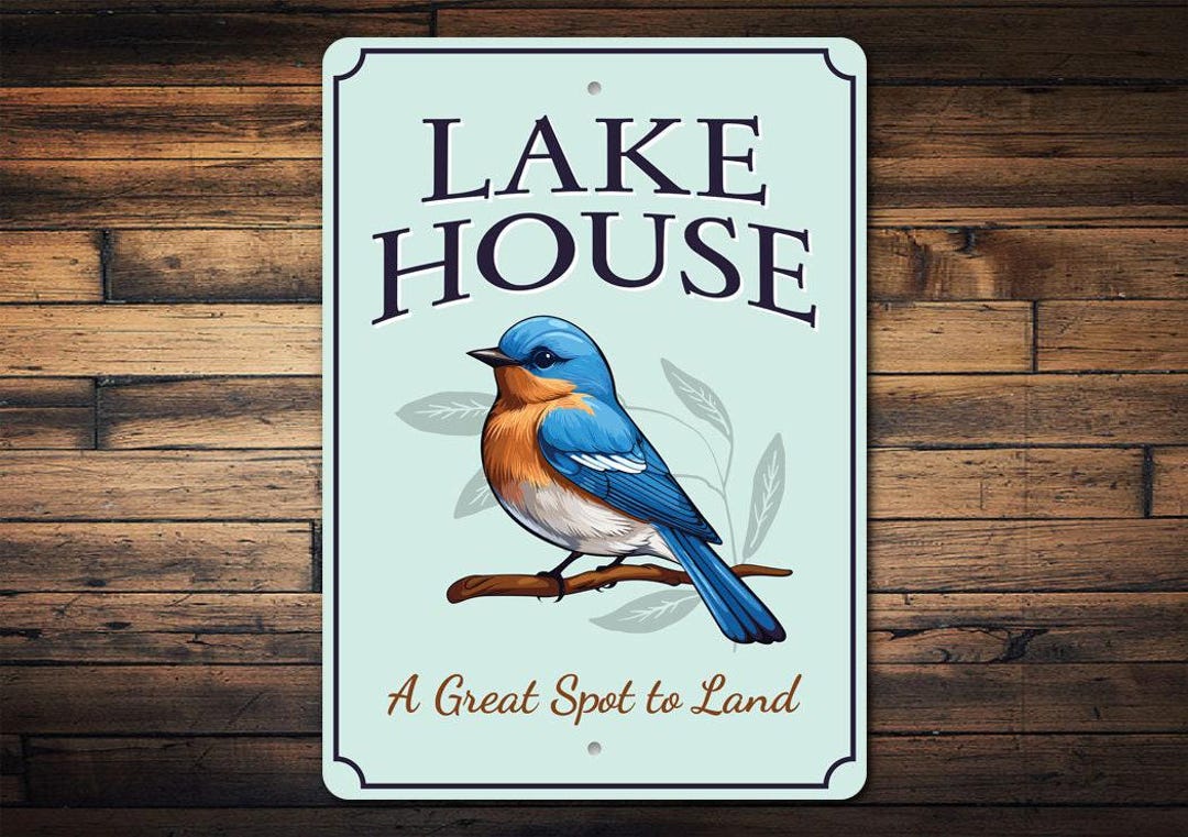 Lake House Sign, Vacation Home Sign, Lakeside Decor, Lake Life Wall ...