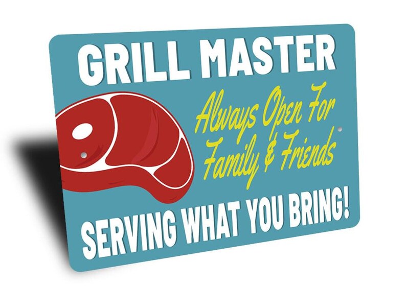 Grill Master Sign, Custom Grill Sign, Custom Grill Decor, Cook Decor ...