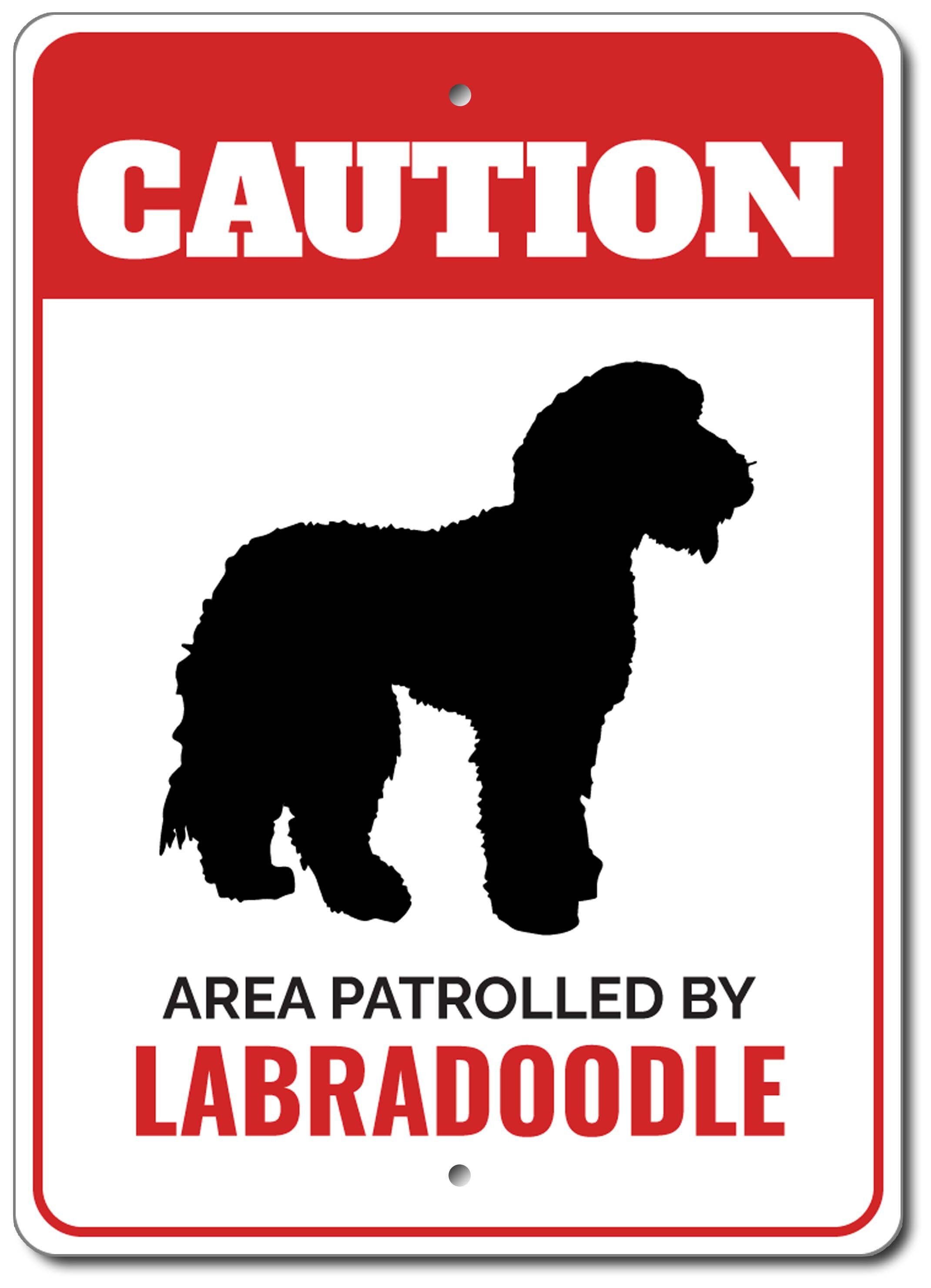Labradoodle Dog Sign Caution Dog Sign Labradoodle Lover Dog - Etsy