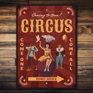 Circus Ticket Office Sign, Ticket Office, Circus, Vintage Circus, Sign ...