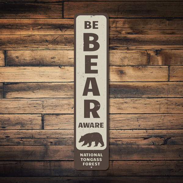 National Forest Bear Sign - Etsy