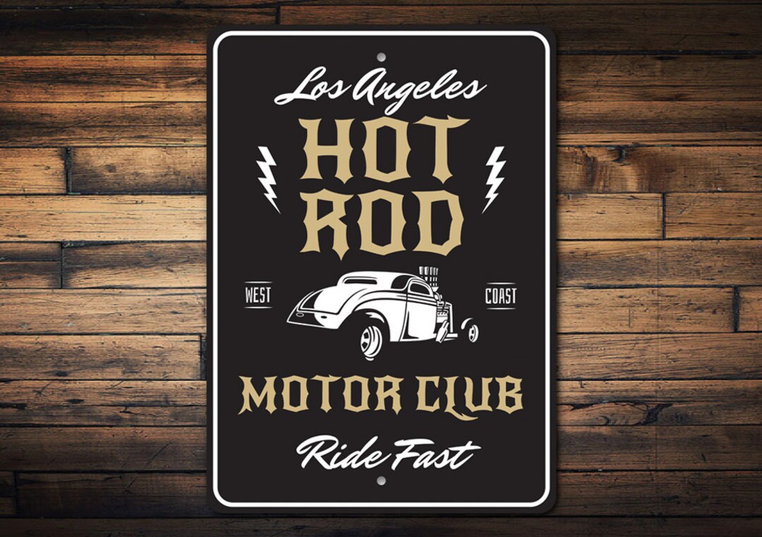Hot Rod Motor Club, Motor Clubs, Hot Rod Owners, Decor for Garage, Hot ...
