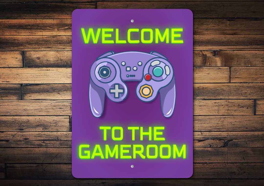 Game Room Sign, Game Room Sign, Decor for Game Room, Kid Gaming Gift ...