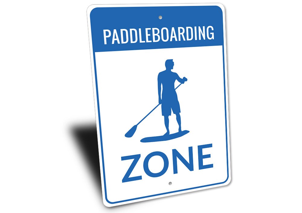 Paddle Boarding Sign Paddle Board Zone Ocean Decor Metal - Etsy