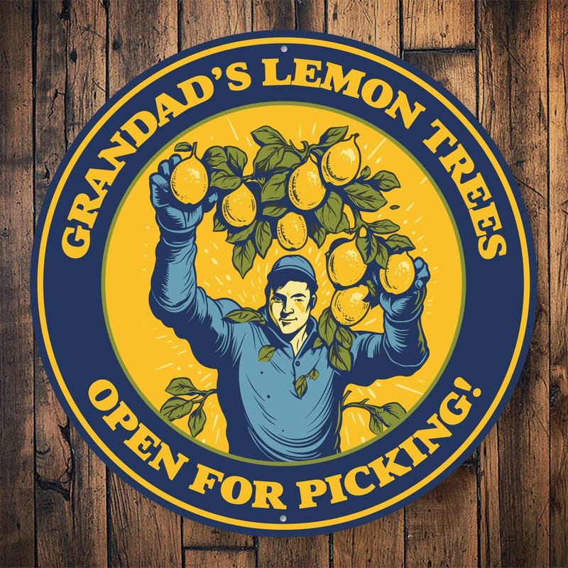 Lemon Sign - Etsy