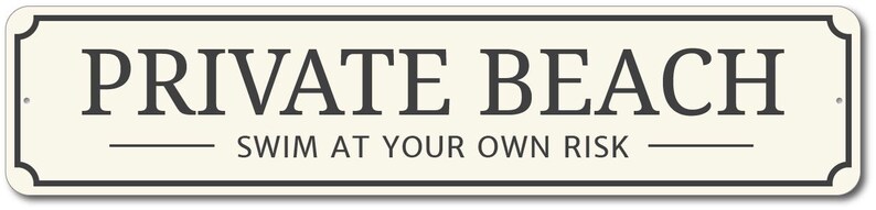 Private Sign Private Beach Sign Entrance Decor Entrance | Etsy