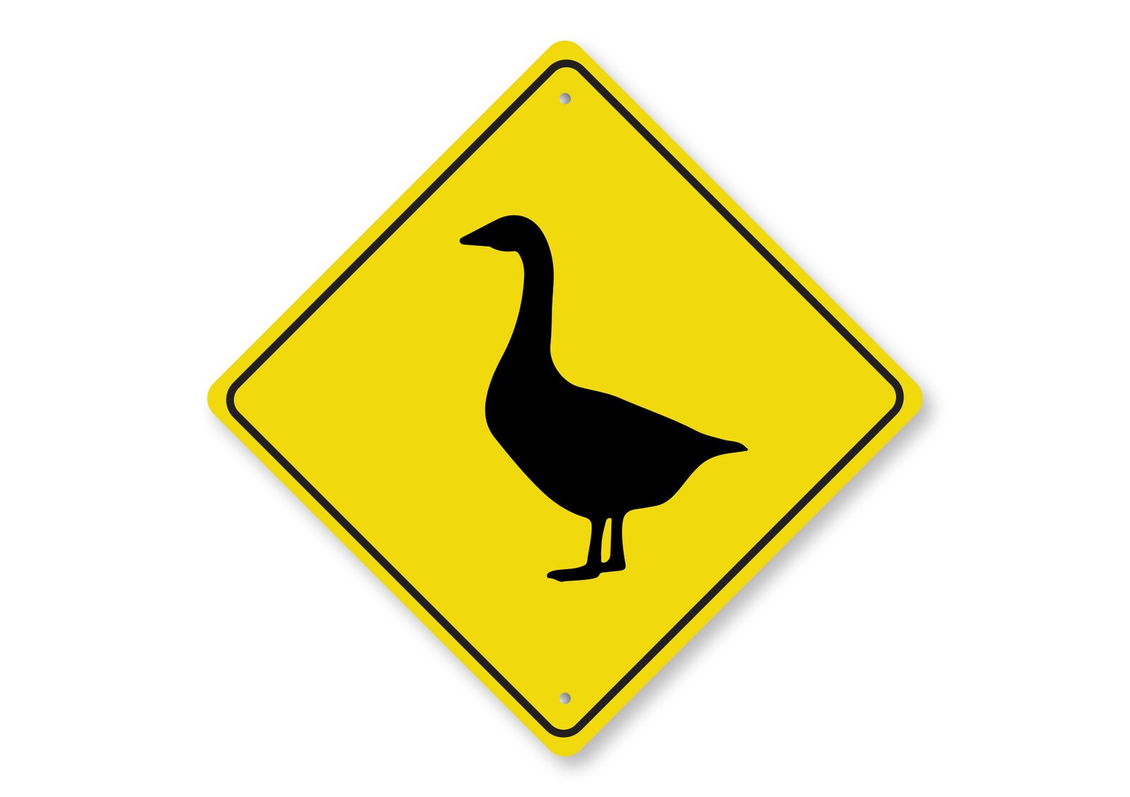 Goose Crossing Sign Geese Crossing Geese Crossing Diamond - Etsy